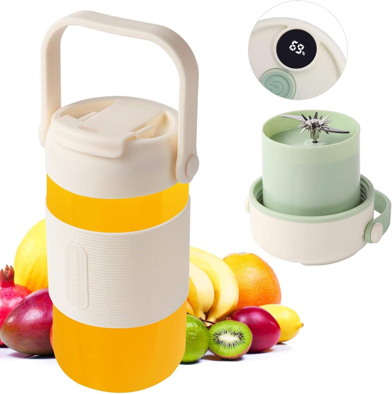Portable Blender,Personal Blenders for Shakes and Smoothies,Travel ...