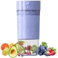 Portable Blender for Smoothies, 10oz Mini Personal USB-C Recharable ...