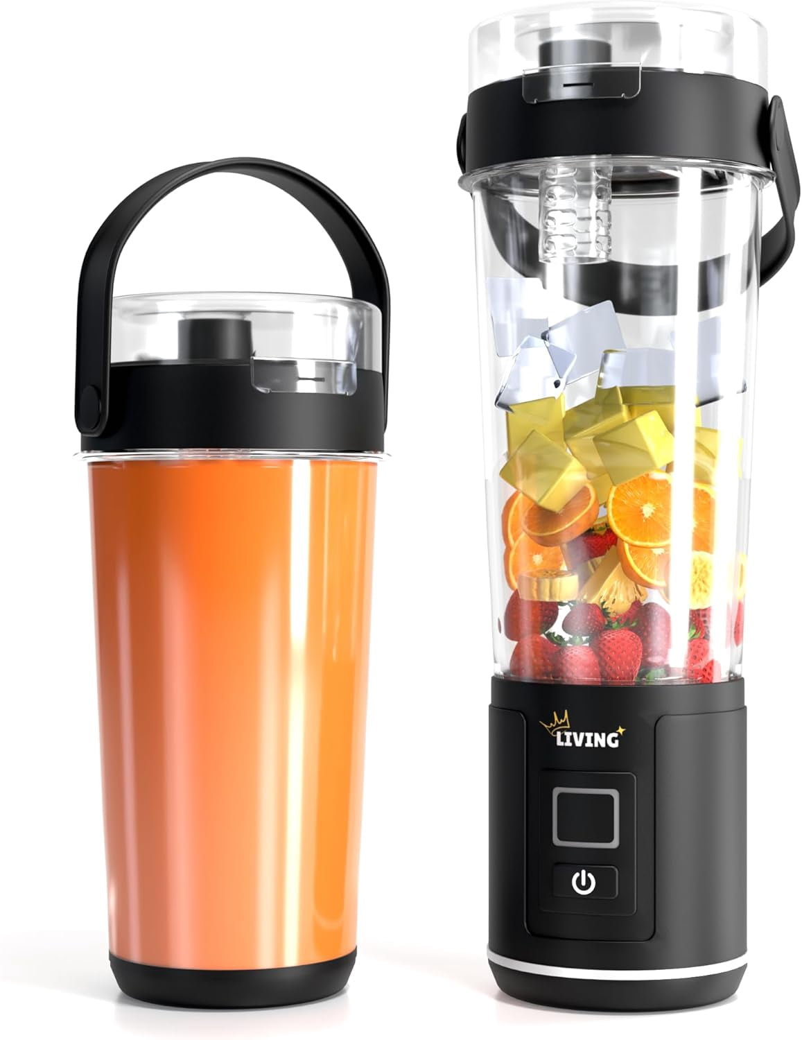 Portable Blender for Smoothies & Shakes - 20oz Mini Smoothie Maker ...
