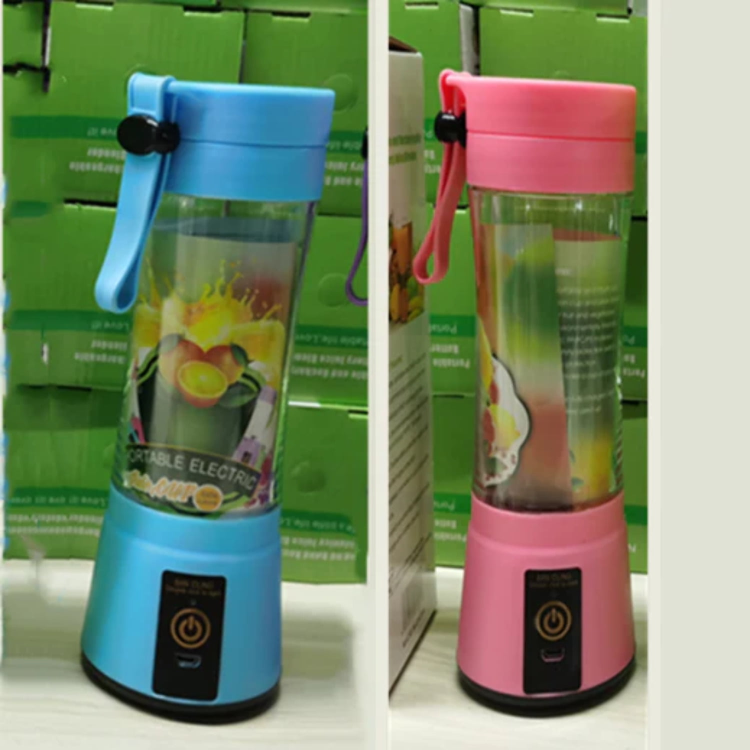 Portable Blender With USB Rechargeable Mini Kitchen Fruit Juice Mixer ...