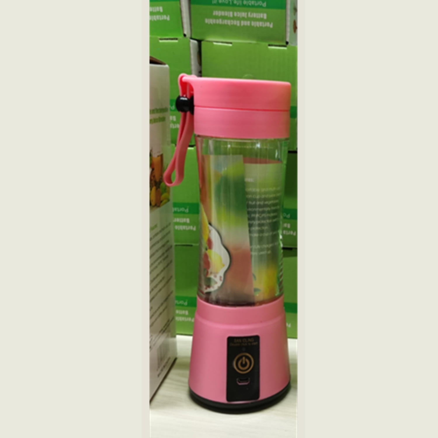 Portable Blender With USB Rechargeable Mini Kitchen Fruit Juice Mixer ...