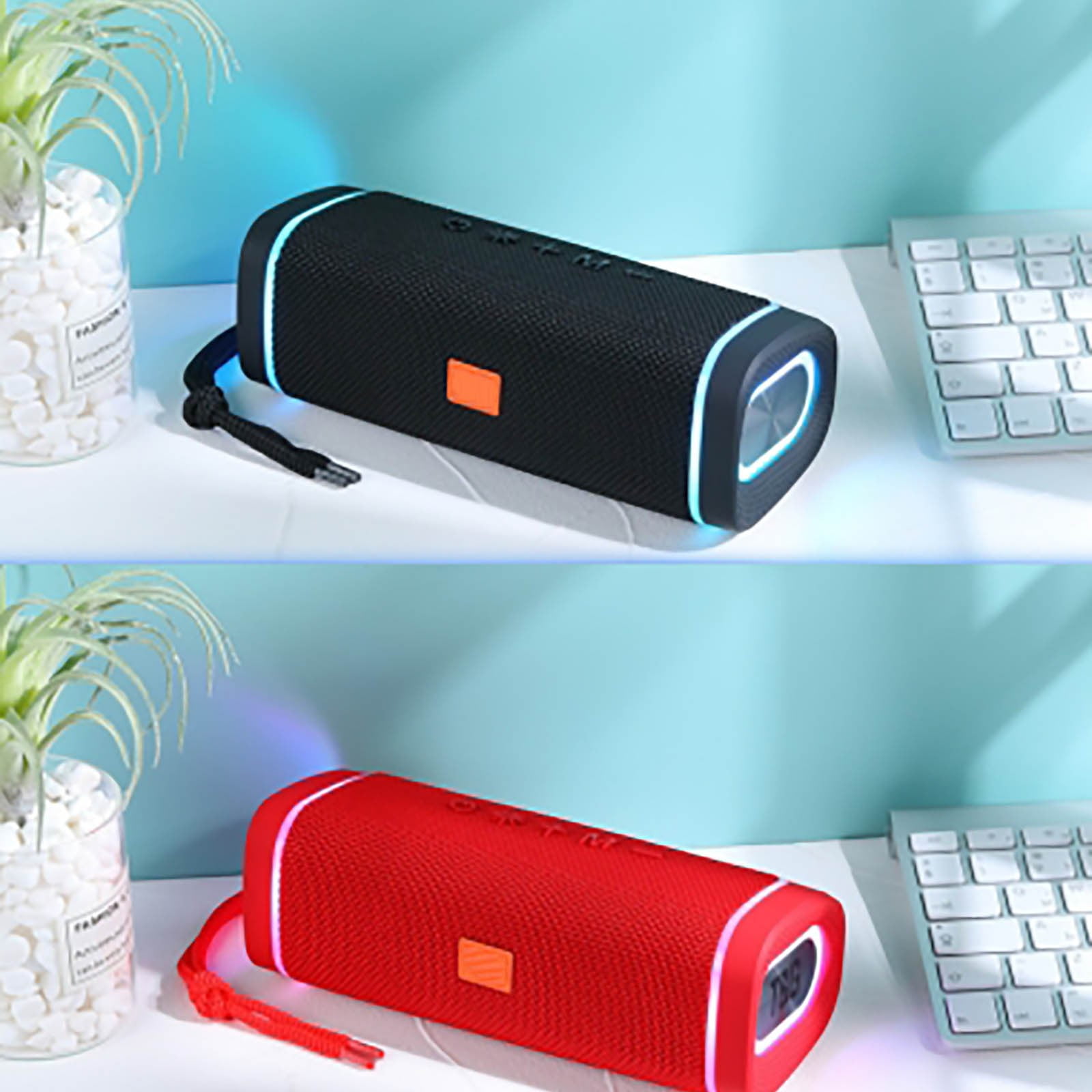 Portable Bluet.ooth Speaker With Wireless Outdoor Capability Card Slot ...