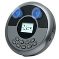 Portable Bluetooth CD Player Rechargeable Discman with Dual Speakers ...