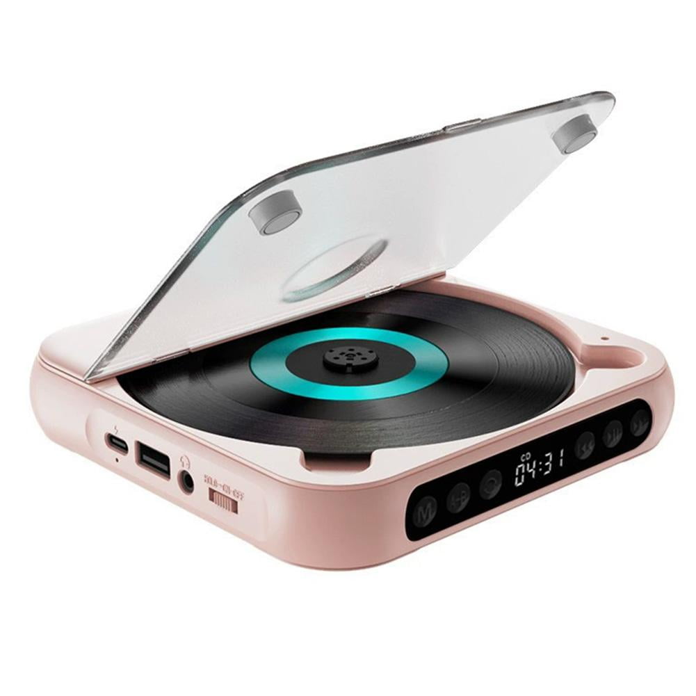 Portable Bluetooth CD Player with Hi-Fi Sound, Wireless Connection ...