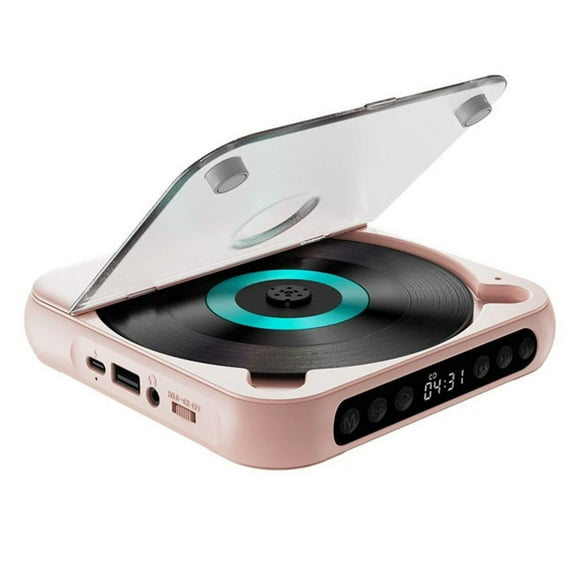 Portable Bluetooth CD Player with Hi-Fi Sound, Wireless Connection ...