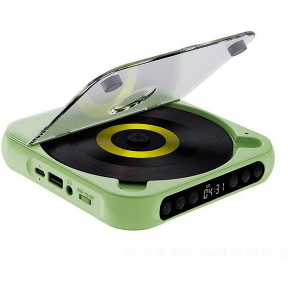 Portable Bluetooth CD Player with LED Display, Rechargeable Wireless ...