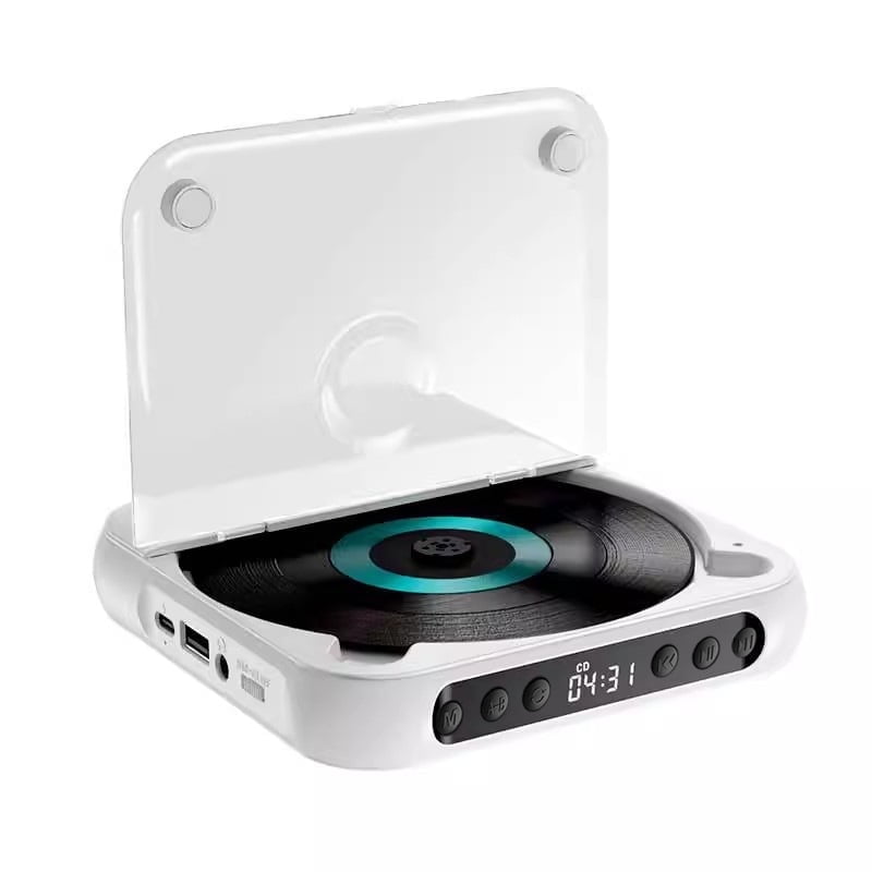 Portable Bluetooth Compatible CD Player with Hi-Fi Sound Wireless ...
