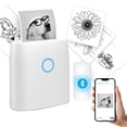 Portable Bluetooth Mini Thermal Printer TP6, 300DPI Resolution, Pocket ...