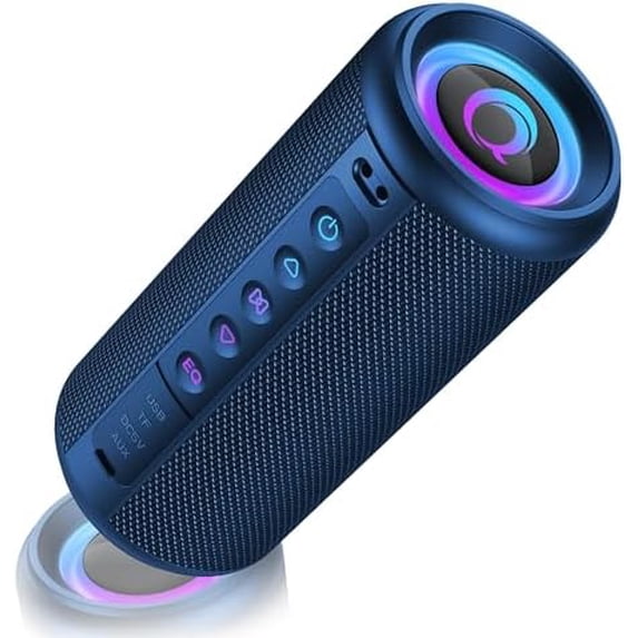 Portable Bluetooth Speaker, 2026 Bluetooth 5.4 Wireless Speaker with ...