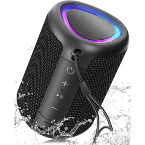 Biconic Bluetooth Fabric Round Speaker, Portable, Small, Wireless, Work ...
