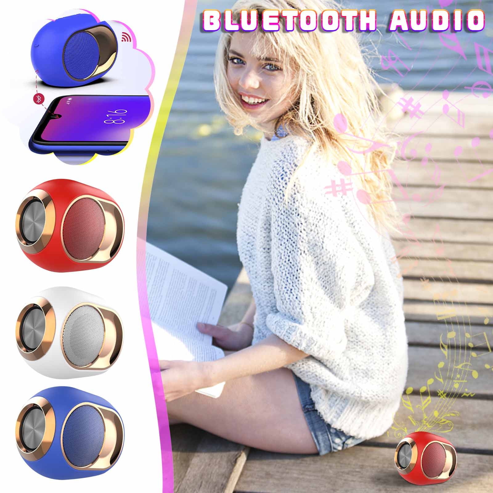 Portable Bluetooth Speaker, Long Battery Life, Noise-Cancelling, Water ...