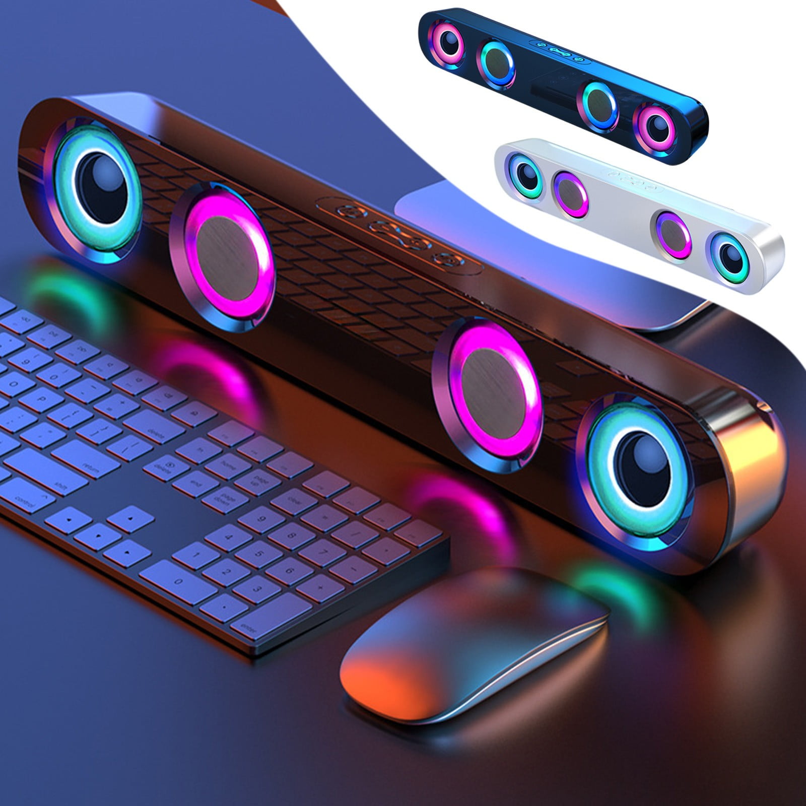 Portable Bluetooth Speaker Mini USB Soundbar for Computer Laptop ...