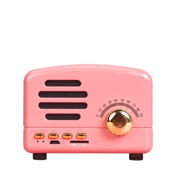 Portable Bluetooth Speaker Retro Mini Portable Wireless Bluetooth ...