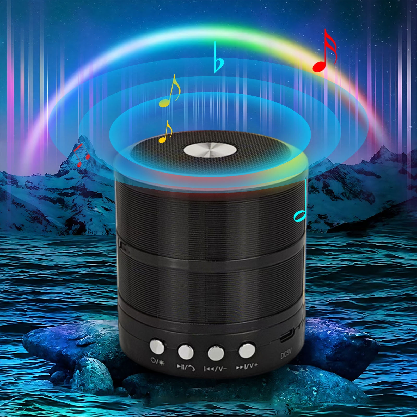Portable Bluetooth Speaker with Stereo Sound, Outdoor Wireless Speakers ...
