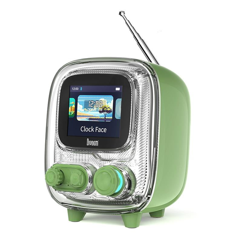 Portable Bluetooth Speaker with FM Radio,Pixel Art Retro Mini Small ...