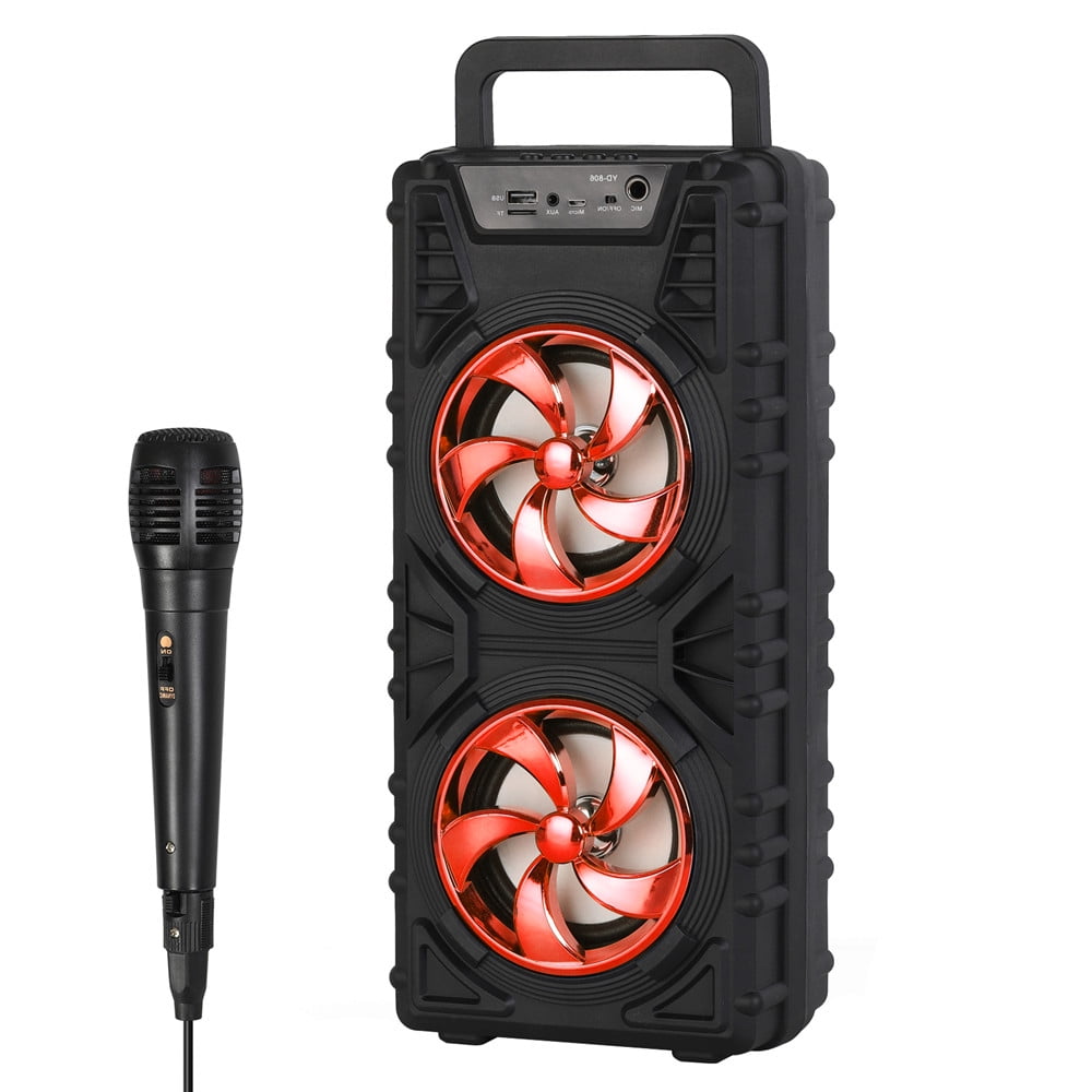 Portable Bluetooth Speakers Subwoofer Wireless Outdoor Indoor Speaker ...