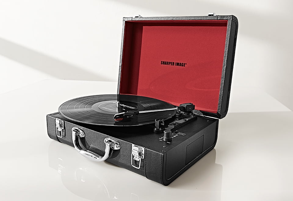 Portable Bluetooth Turntable - Red - Walmart.com