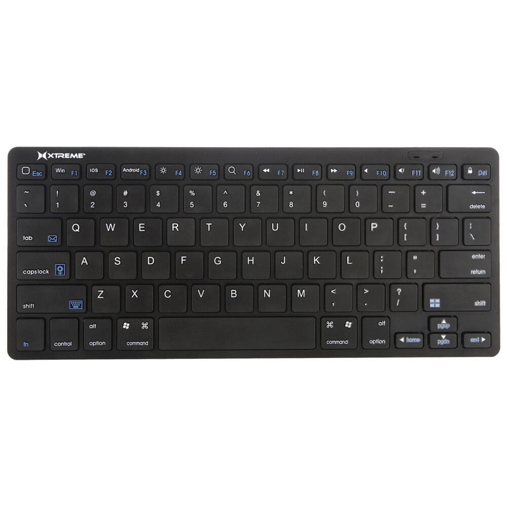 Portable Bluetooth Wireless Keyboard By Xtreme (Black)– Ultra-Thin ...