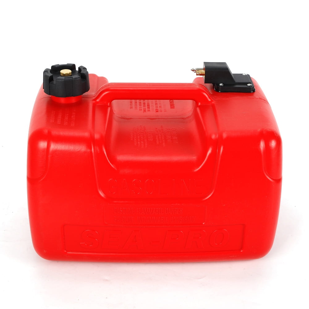 Portable Boat Fuel Tank, 12L/3.17Gallons, Marine Outboard Boat Motor ...