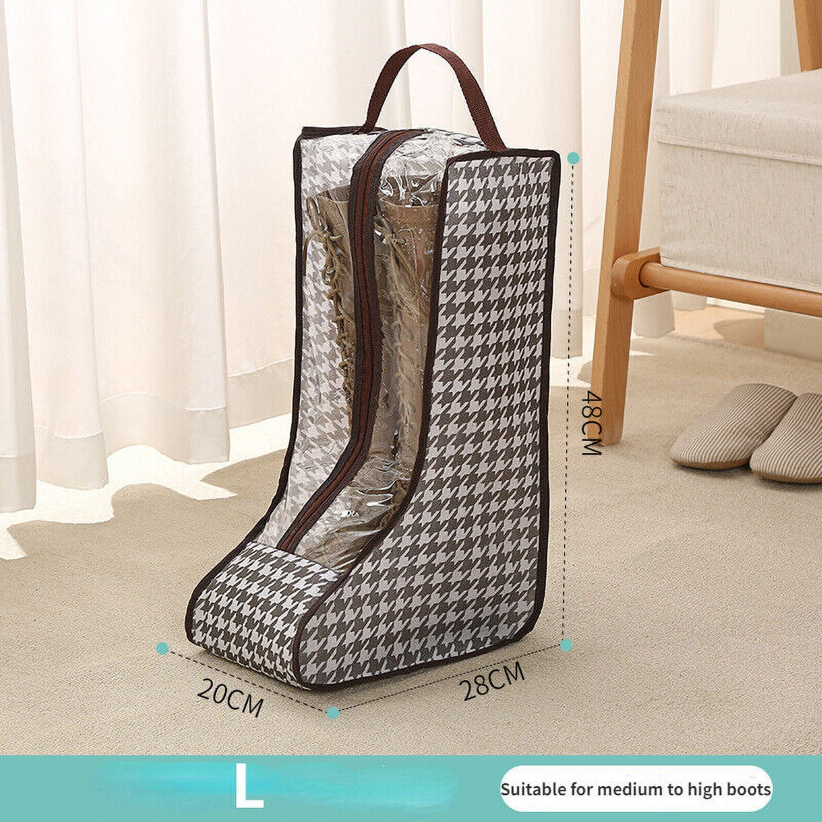 Portable Boots Shoe Organizer Bag Long Boots Storage Waterproof Home ...