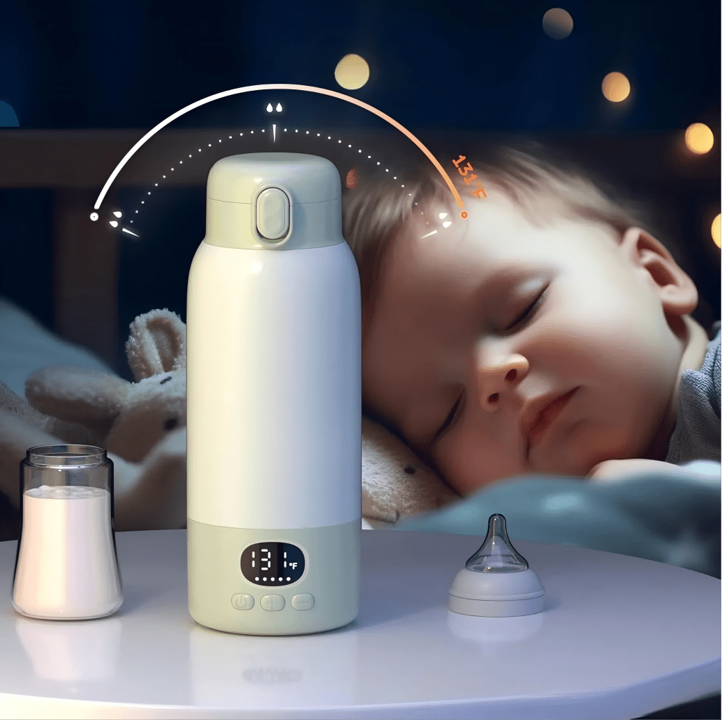 Portable Bottle Warmer for Travel,Milk Warmer for Baby Breastmilk with ...