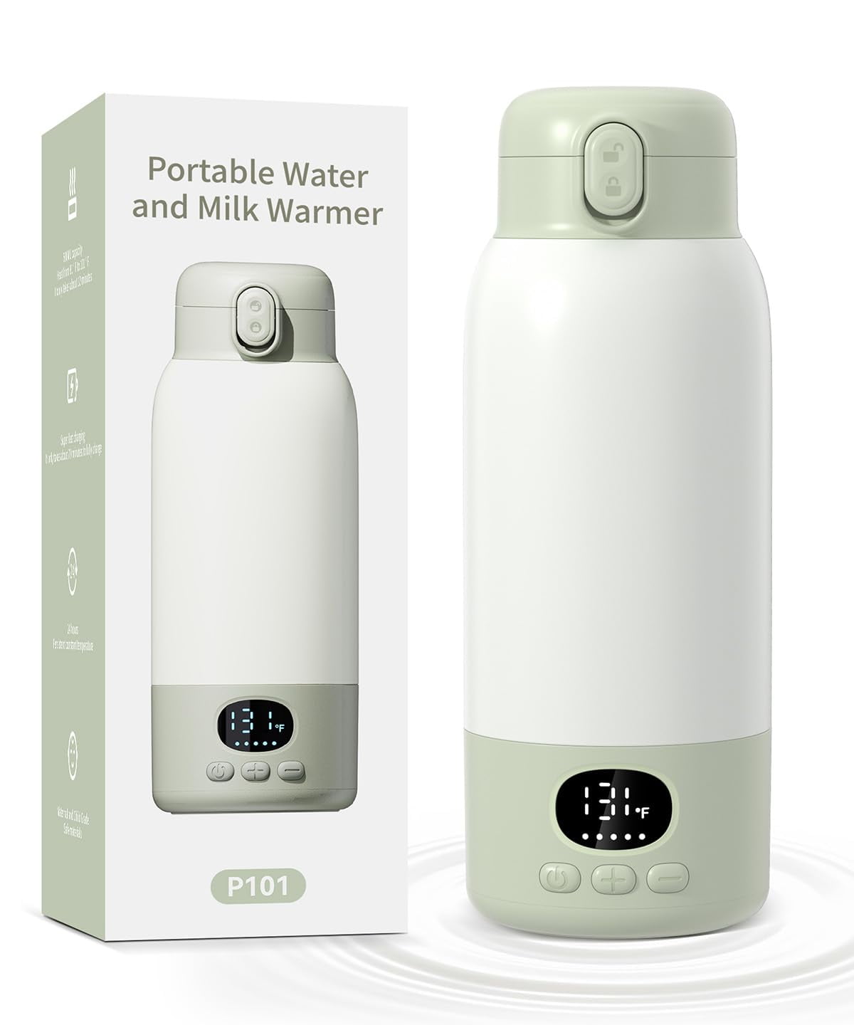 Portable Bottle Warmer for Travel,Milk Warmer for Baby Breastmilk with ...