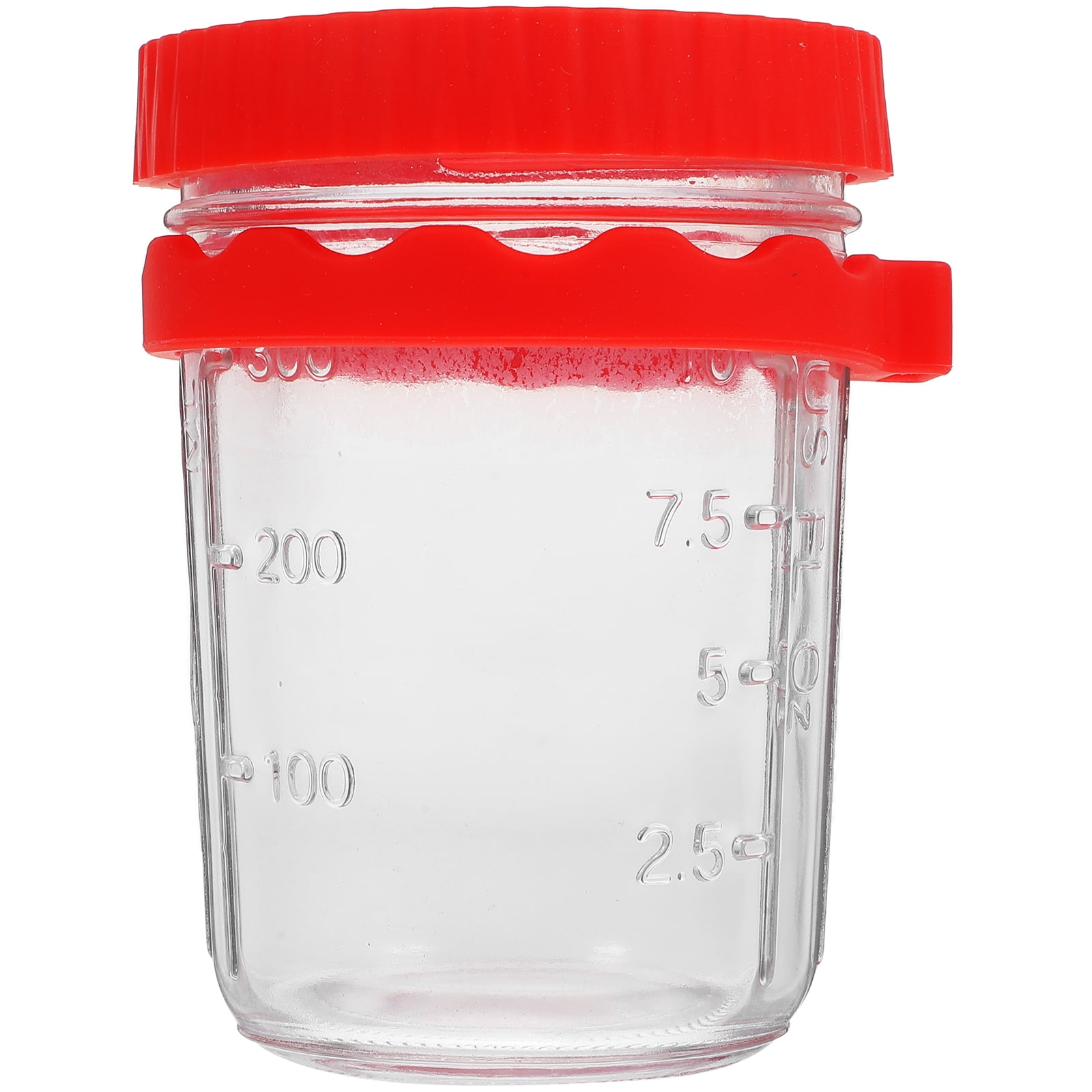 CHICHUMID Glass Food Jar Travel Use 1Pack 4.7x3.5x2.8in - Walmart.com