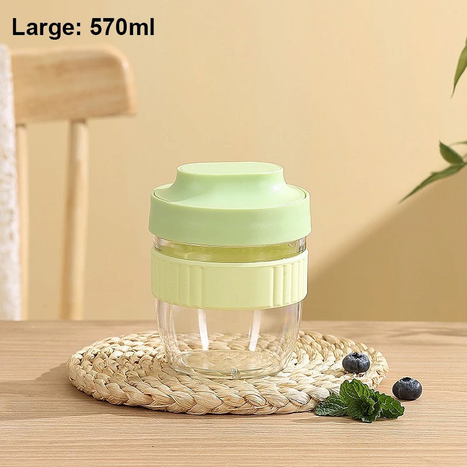 Portable Breakfast Fruit Oat Yogurt Salad Cup With Lid Spoon Food ...