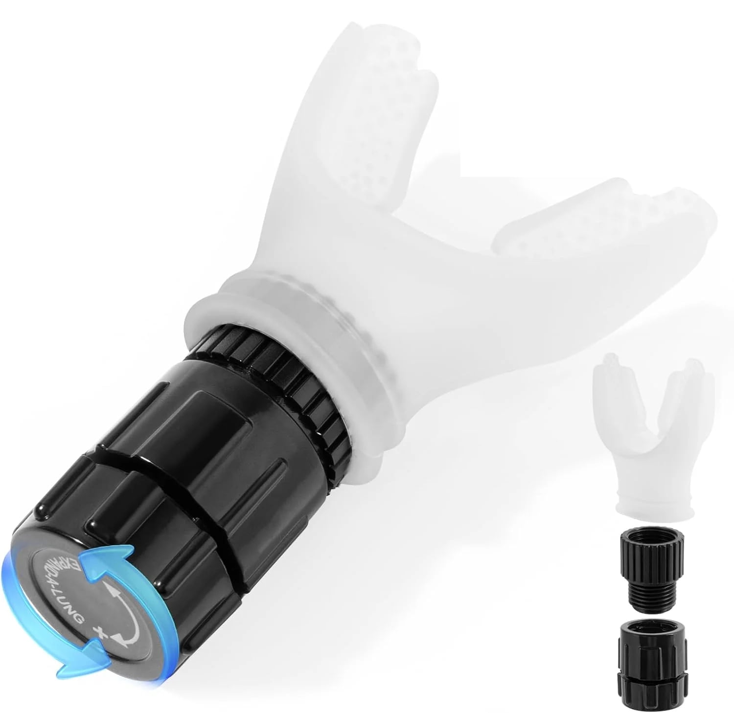 Portable Breathing Trainer, [New Upgraded] Adjustable Respiratory ...