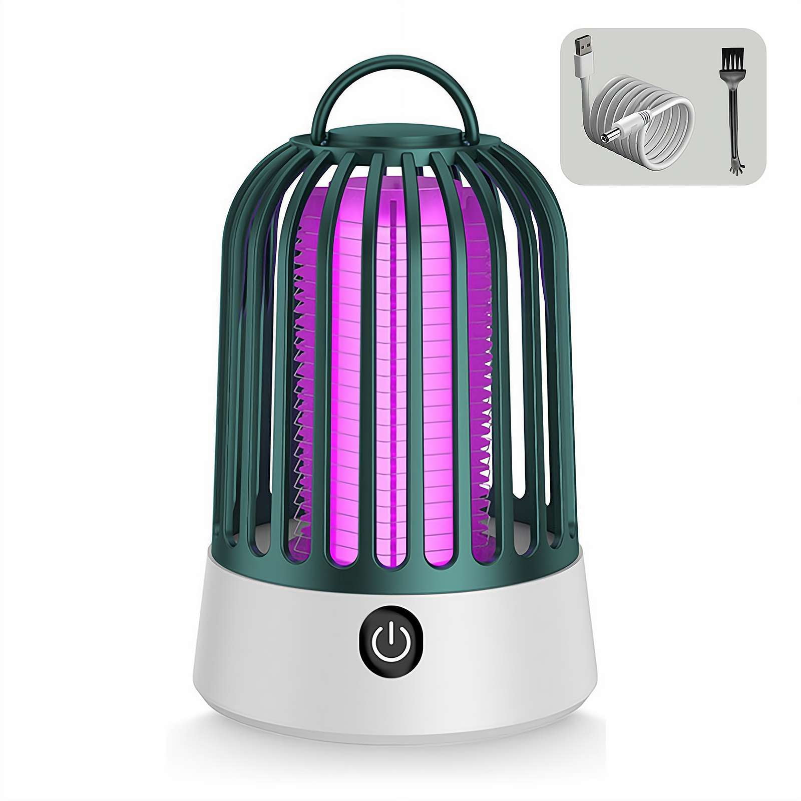 Portable Bug Zapper 2-in-1 Outdoor Rechargeable Wireless Mosquito ...