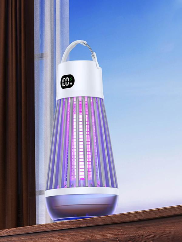 Portable Bug Zapper,Hanging Hook,Indoor&Outdoor,Cordless Rechargeable ...