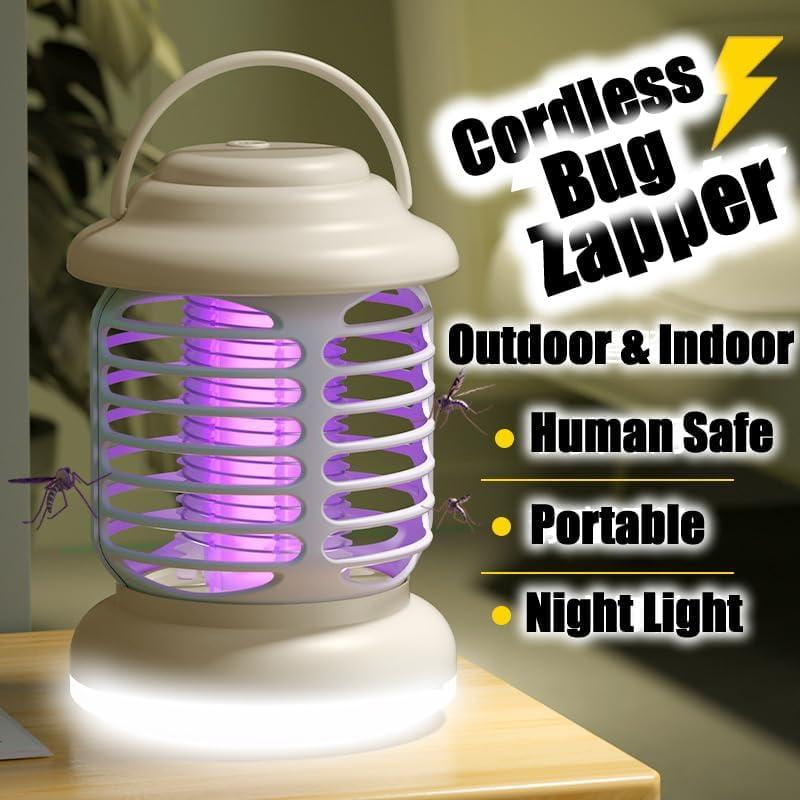Portable Bug Zapper Indoor & Outdoor Cordless | Electric Mosquito ...