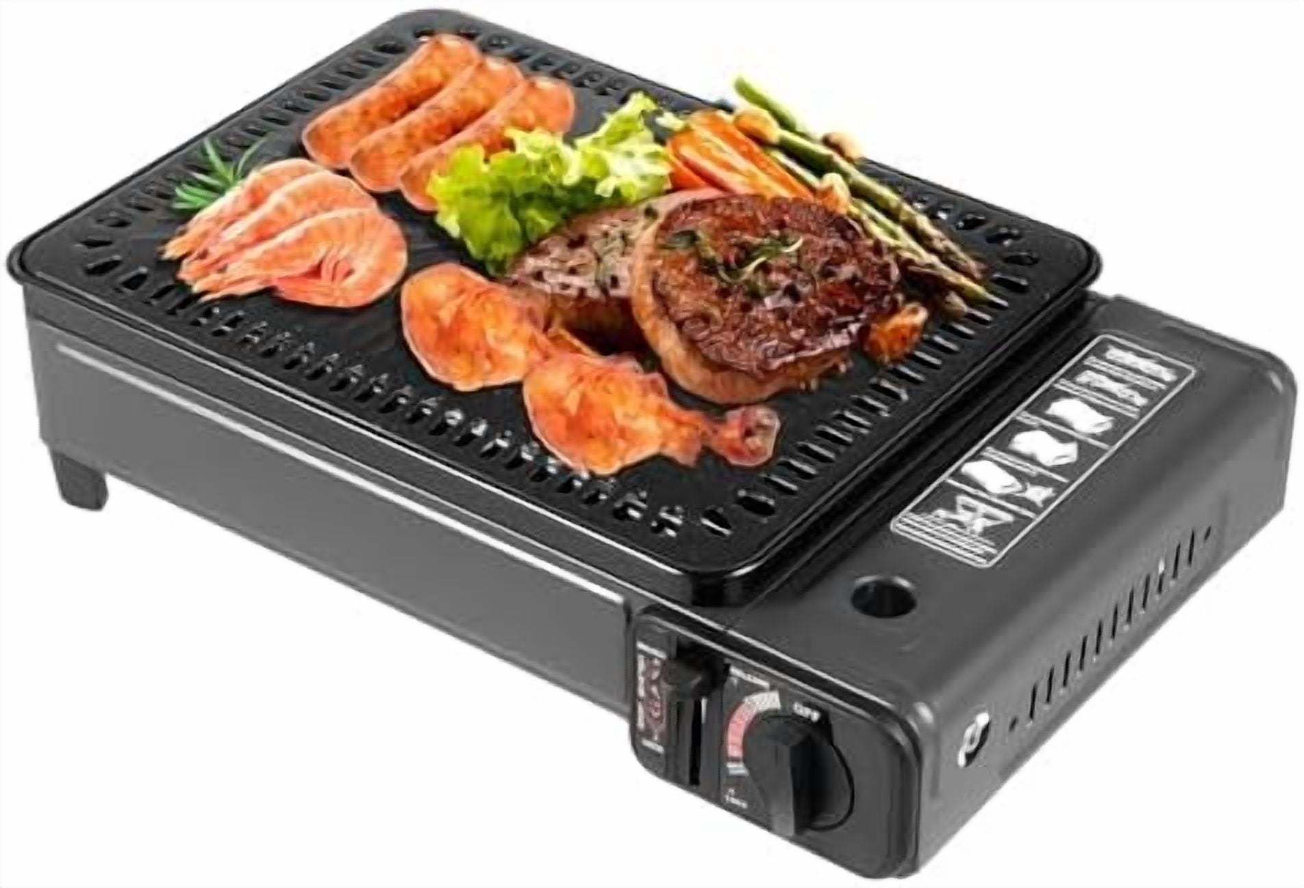 Portable Butane Grill Stove, Portable Camping Grill Gas Stove with ...