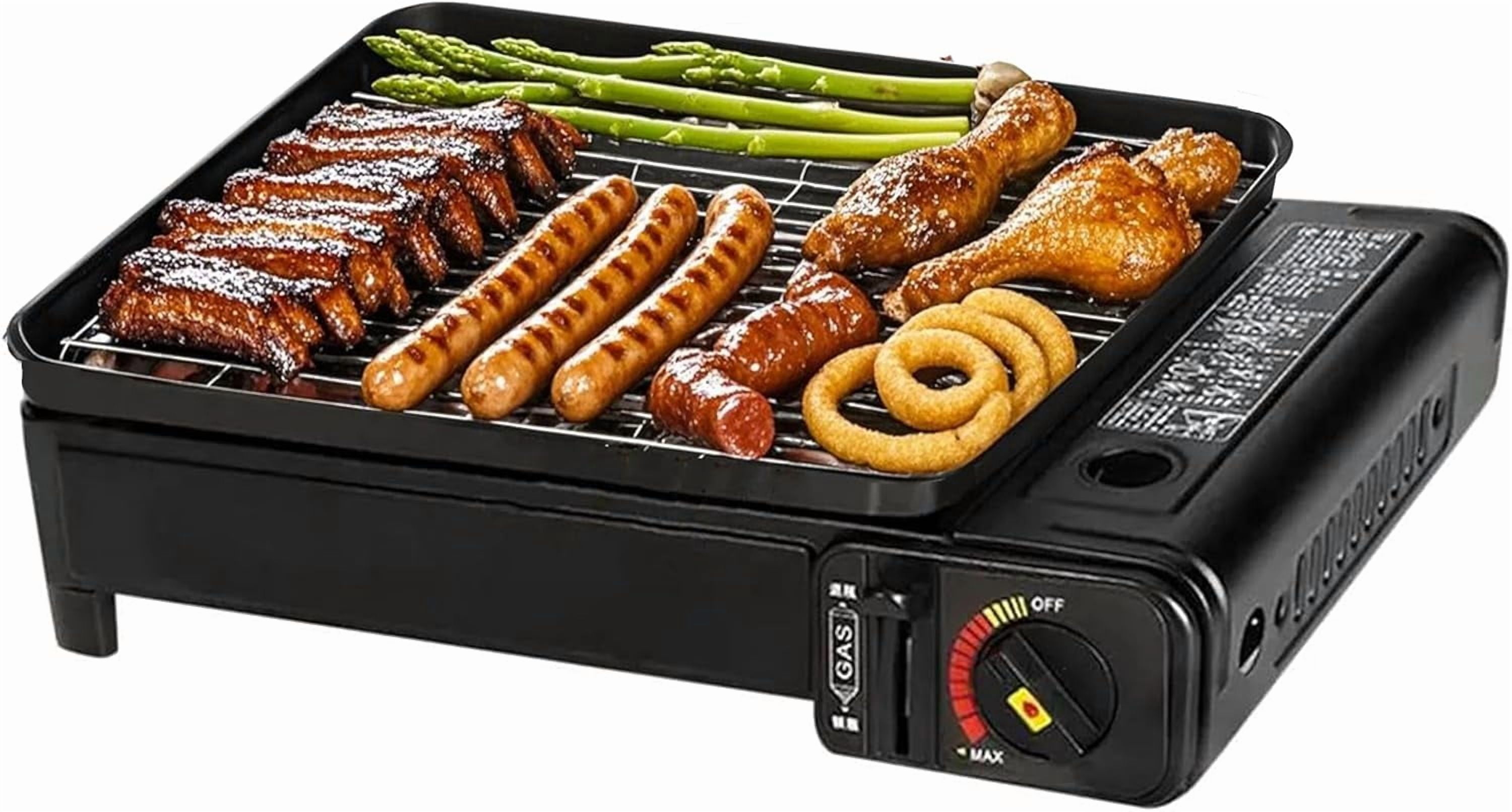Portable Butane Stove - Compact Gas Grill with Detachable Grate ...