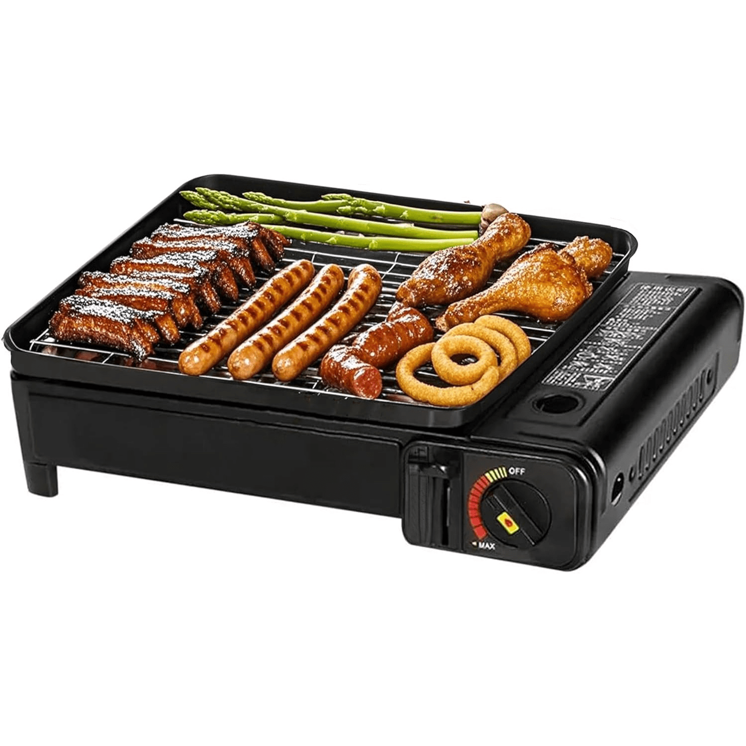 Portable Butane Stove - Compact Gas Grill Stove with Detachable Grate ...