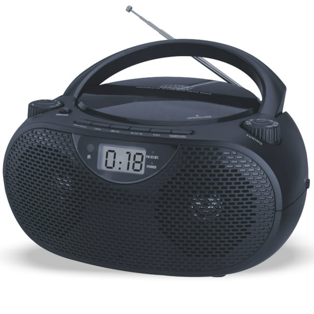 Portable Bluetooth CD Player Boombox - AM/FM Radio, USB, Stereo Sound ...