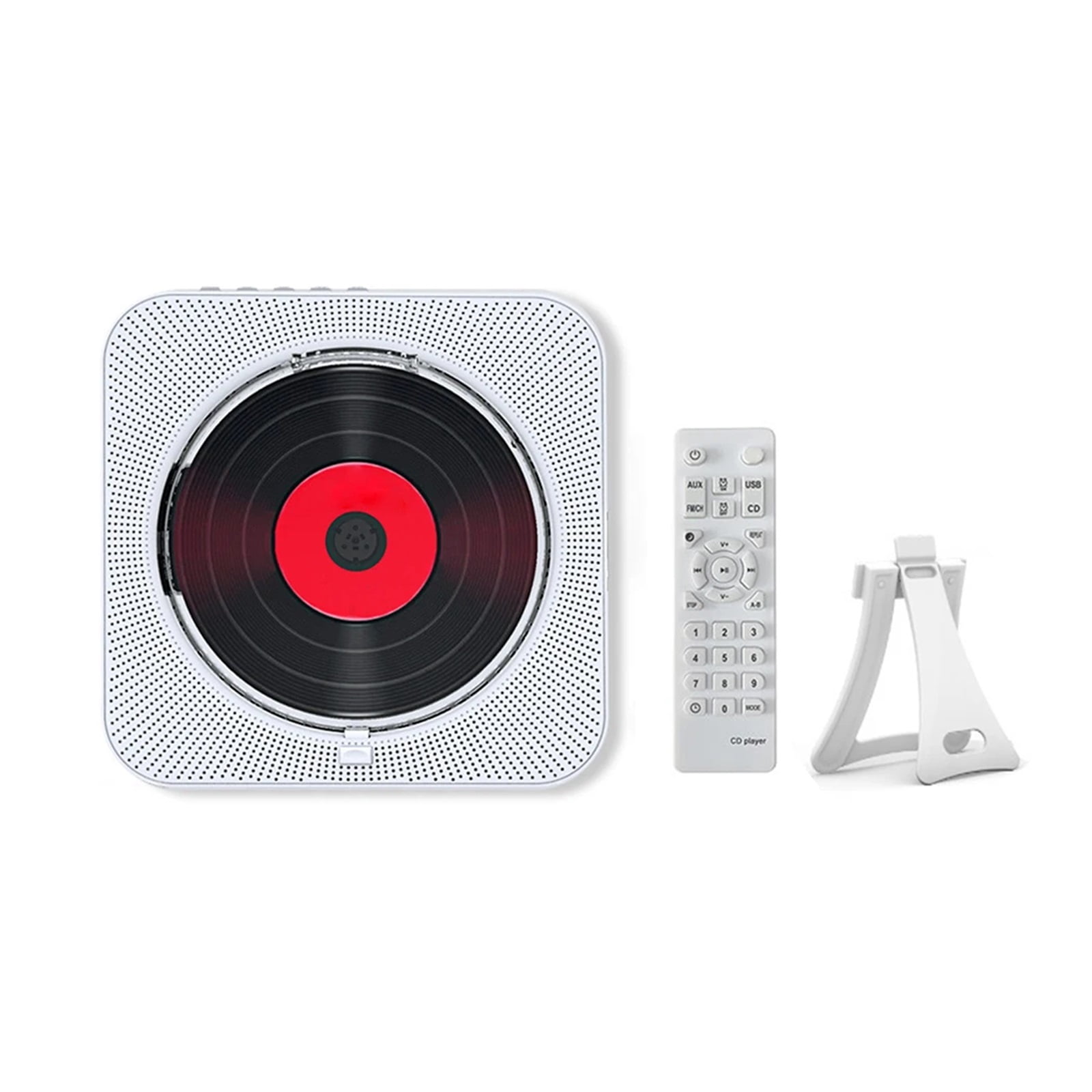 Portable CD Multimedia Player Wall Mounted Bluetooth-compatible 5.1 3 ...