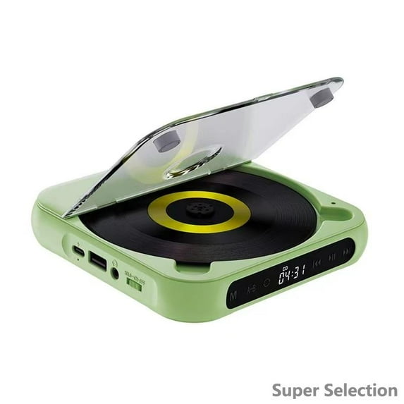 Portable CD Player With Bluetooth, Rechargeable Battery Personal Stereo ...