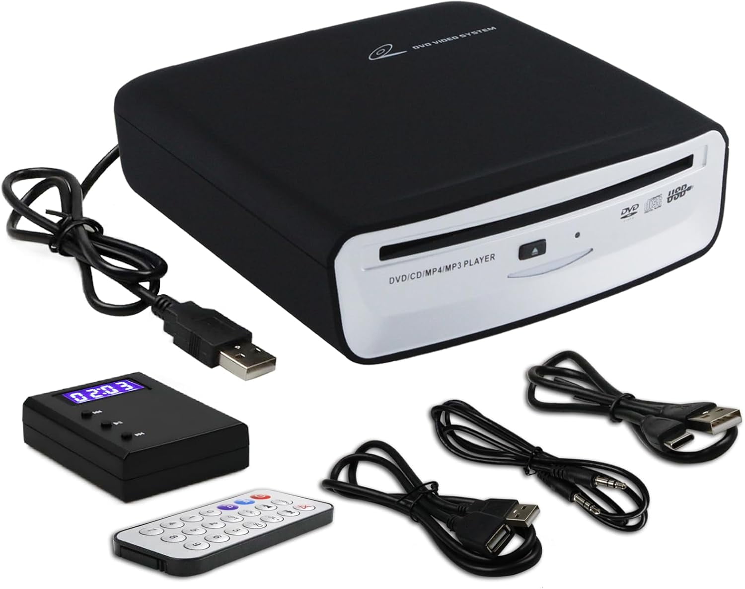 Portable CD Player for Car with USB Connection and AUX Connection ...