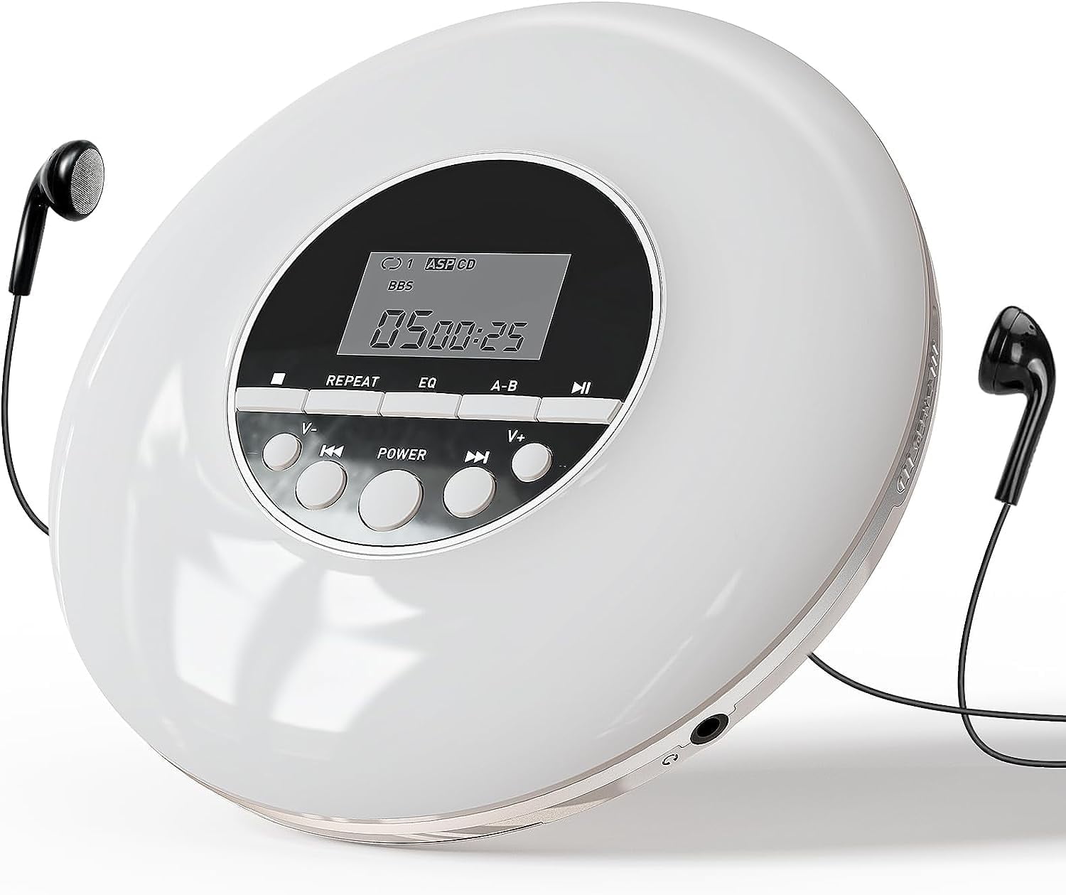 Portable CD Player, Small Music CD Player Walkman for Kids/Seniors with ...
