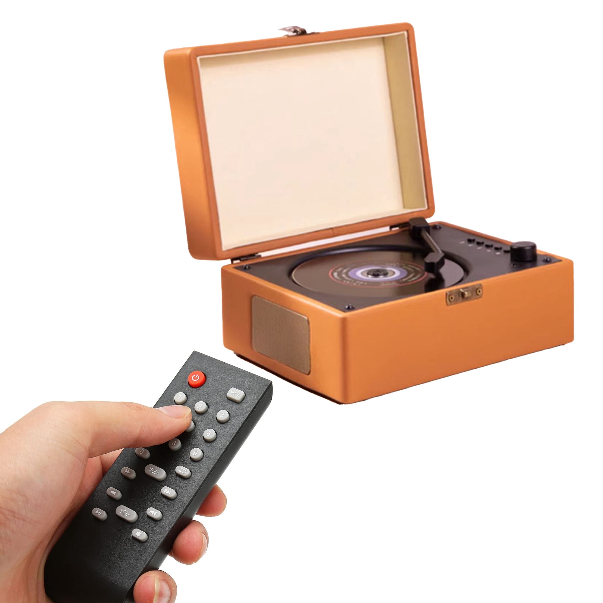 Portable CD Player with Bluetooth, 3600mAH Rechargeable Desktop CD ...