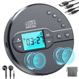 Greadio Portable CD Player, Bluetooth and FM Transmitter, USB Port ...