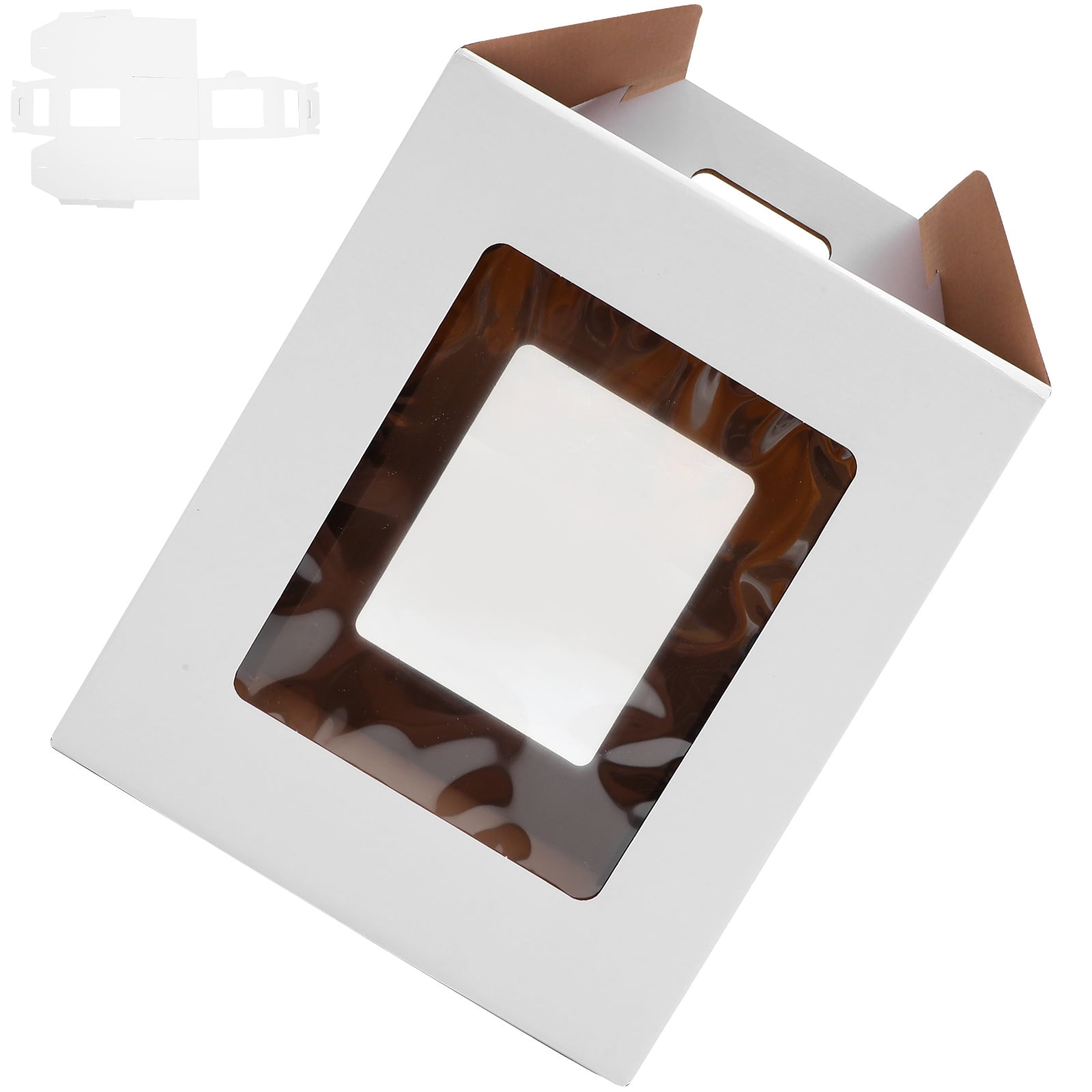 Portable Cake Box Bread Container Boxes Small For Gifts Packaging ...