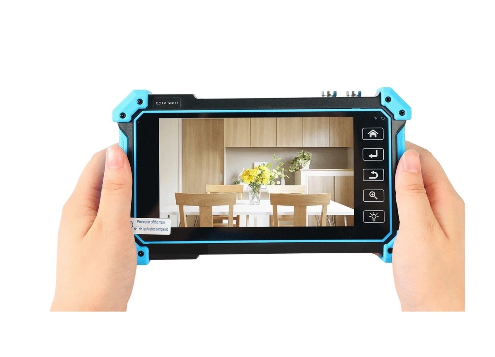 Portable Camera Tester, 5.4 Inch CCTV Testing Monitor HD Coaxial 8MP IP ...