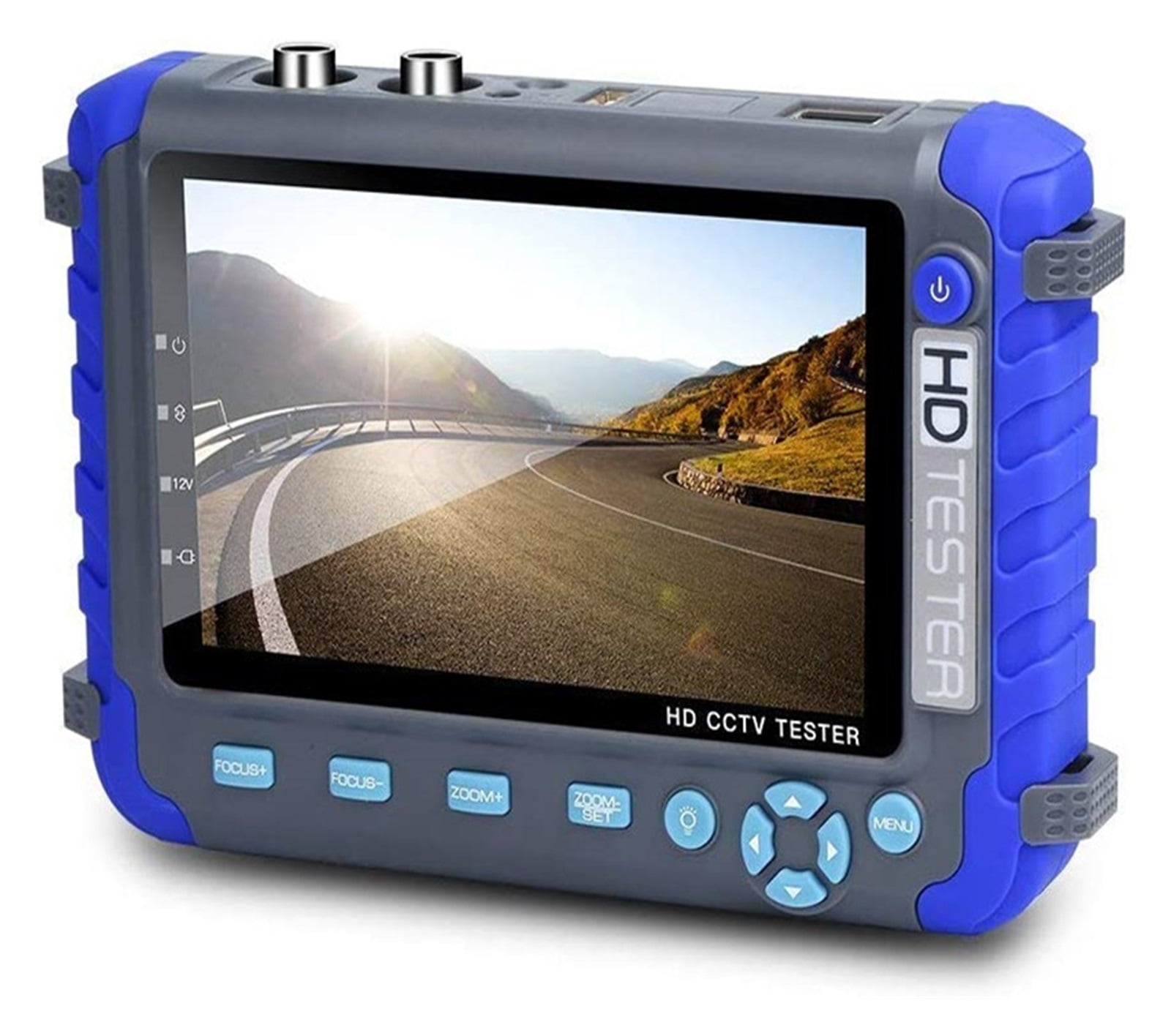 Portable Camera Tester, 5 Inch 4 In 1 CCTV Tester,AHD TVI CVI Video ...