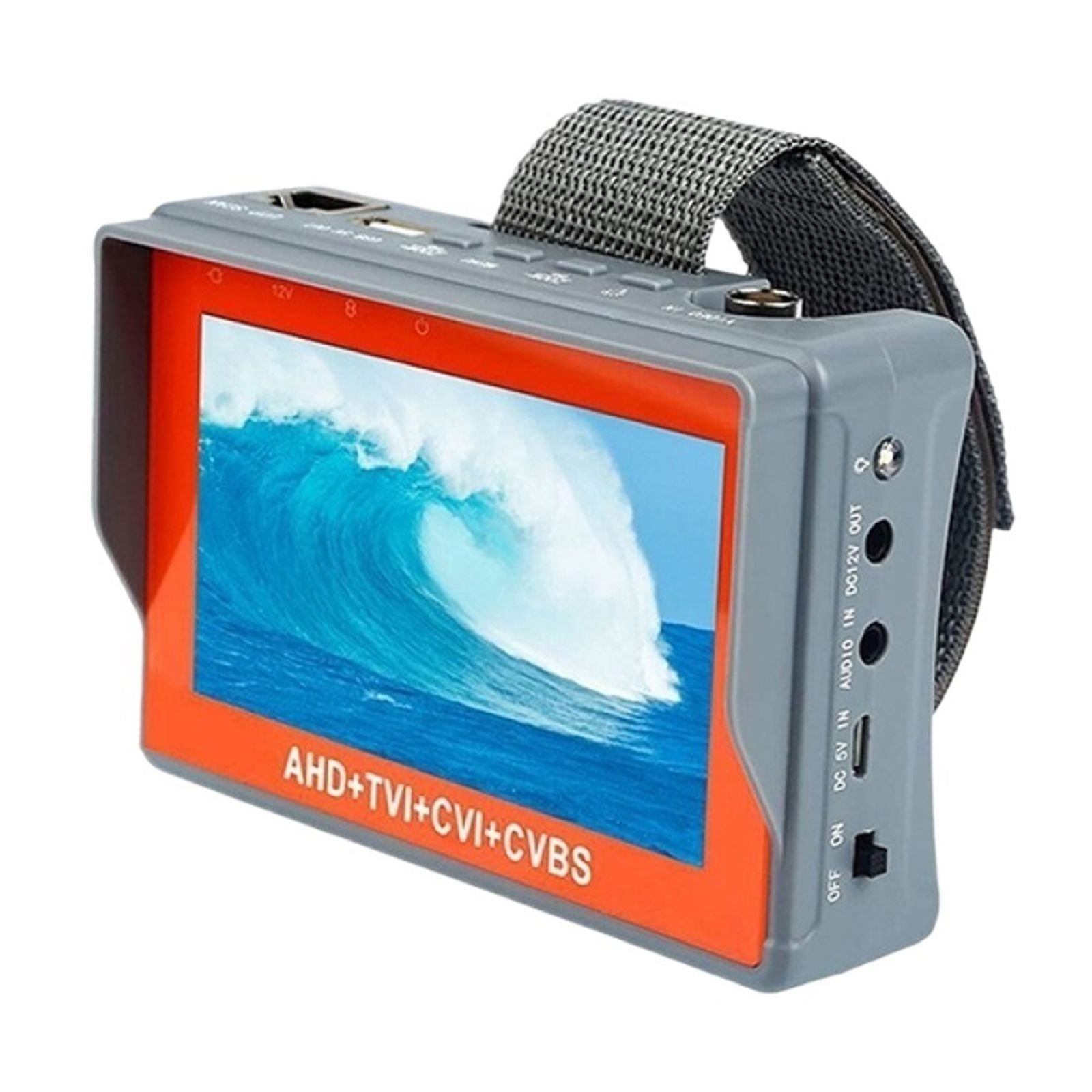 Portable Camera Tester, IV8W 4K CCTV Tester 5 Inch Security Camera ...