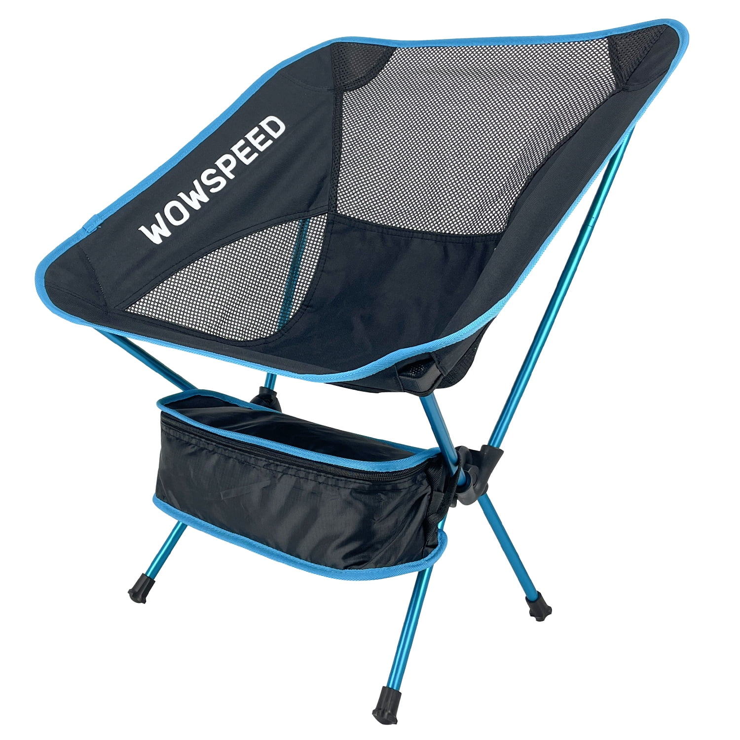 Sutekus Ultralight Portable Camping Chair with Carry Bag, Blue - Walmart.com