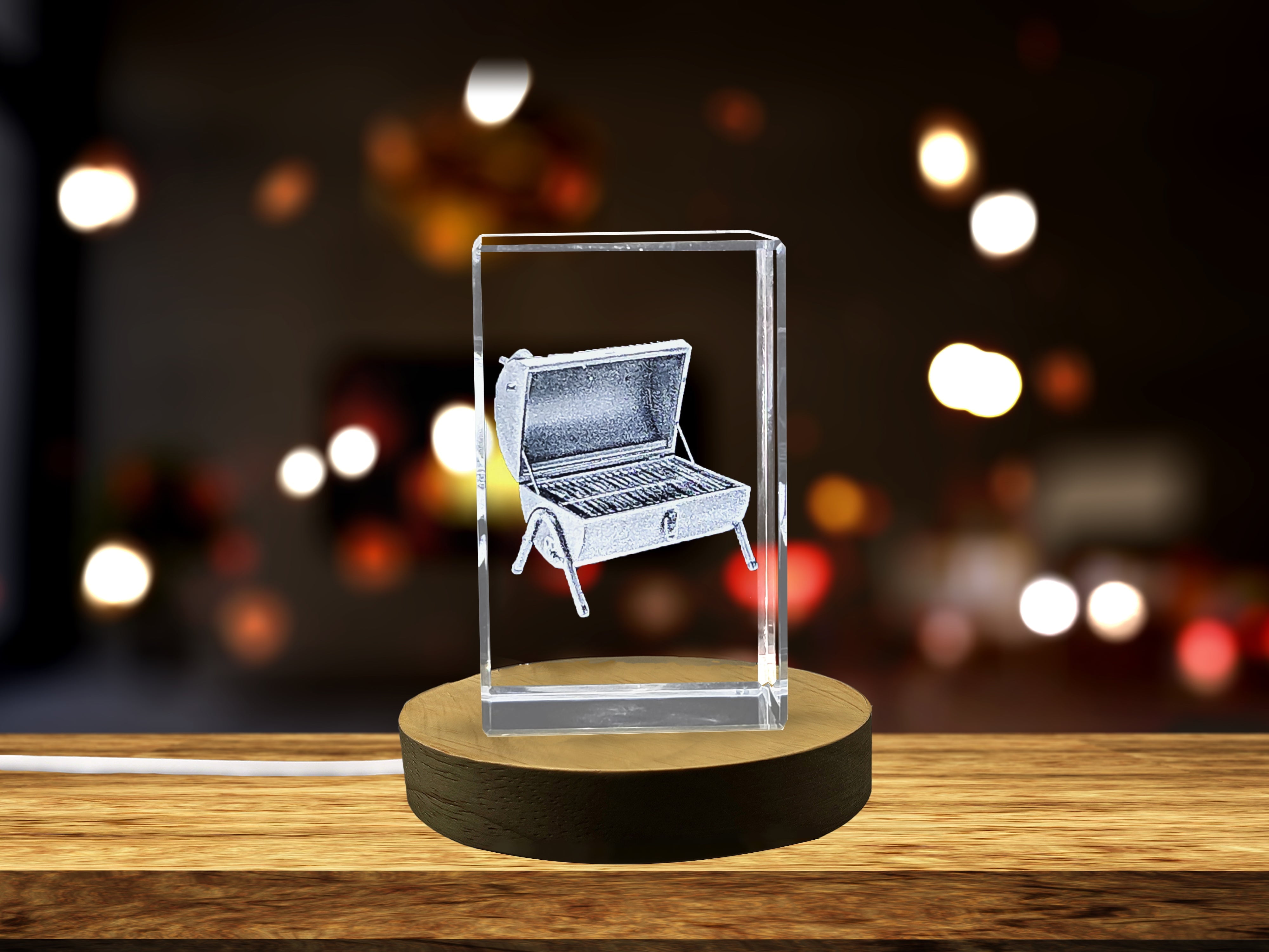 Portable Camping BBQ with Beautiful Crystal Engraving - Walmart.com