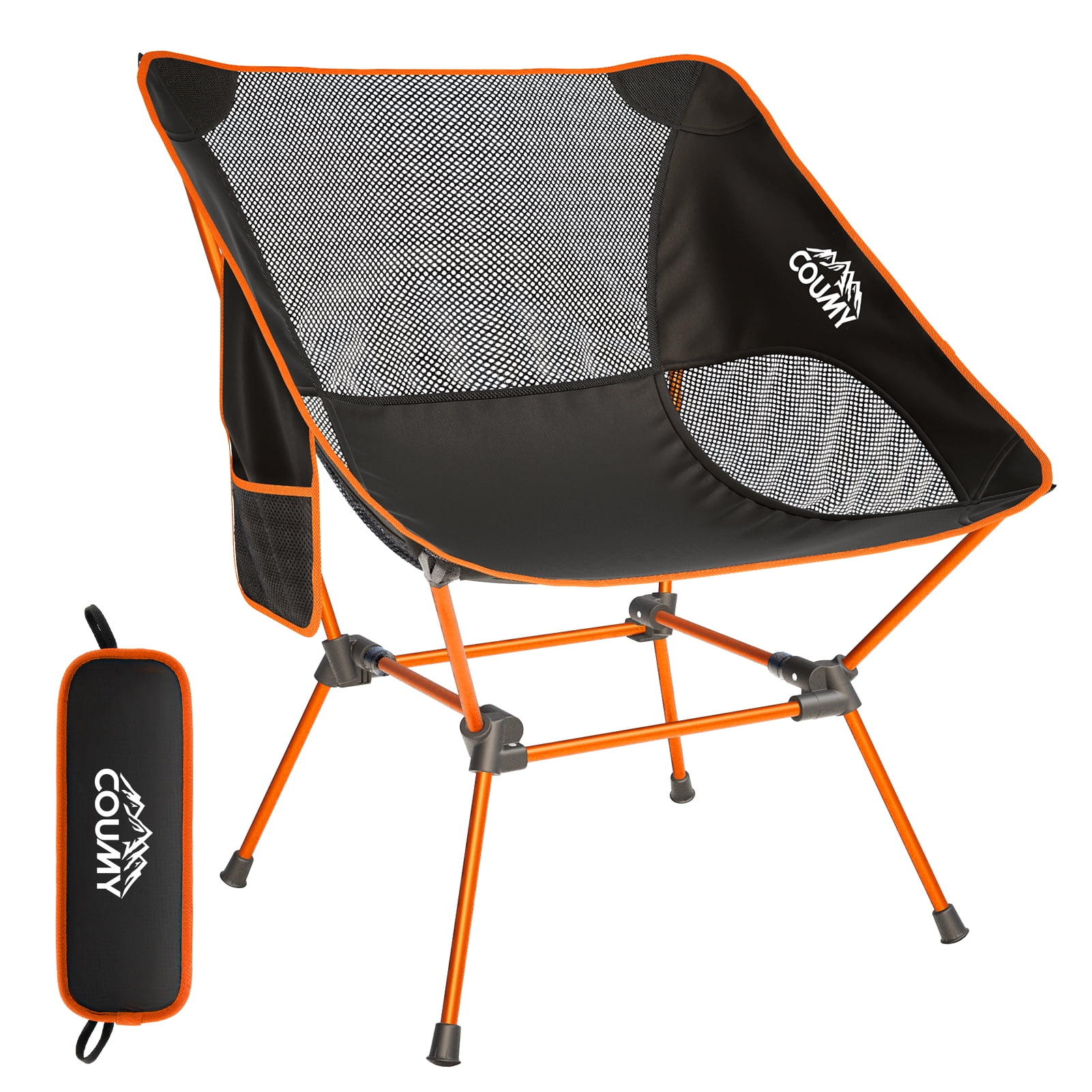 Coumy Portable Camping Chair Backpacking Chair, 2.4lbs Lightweight ...