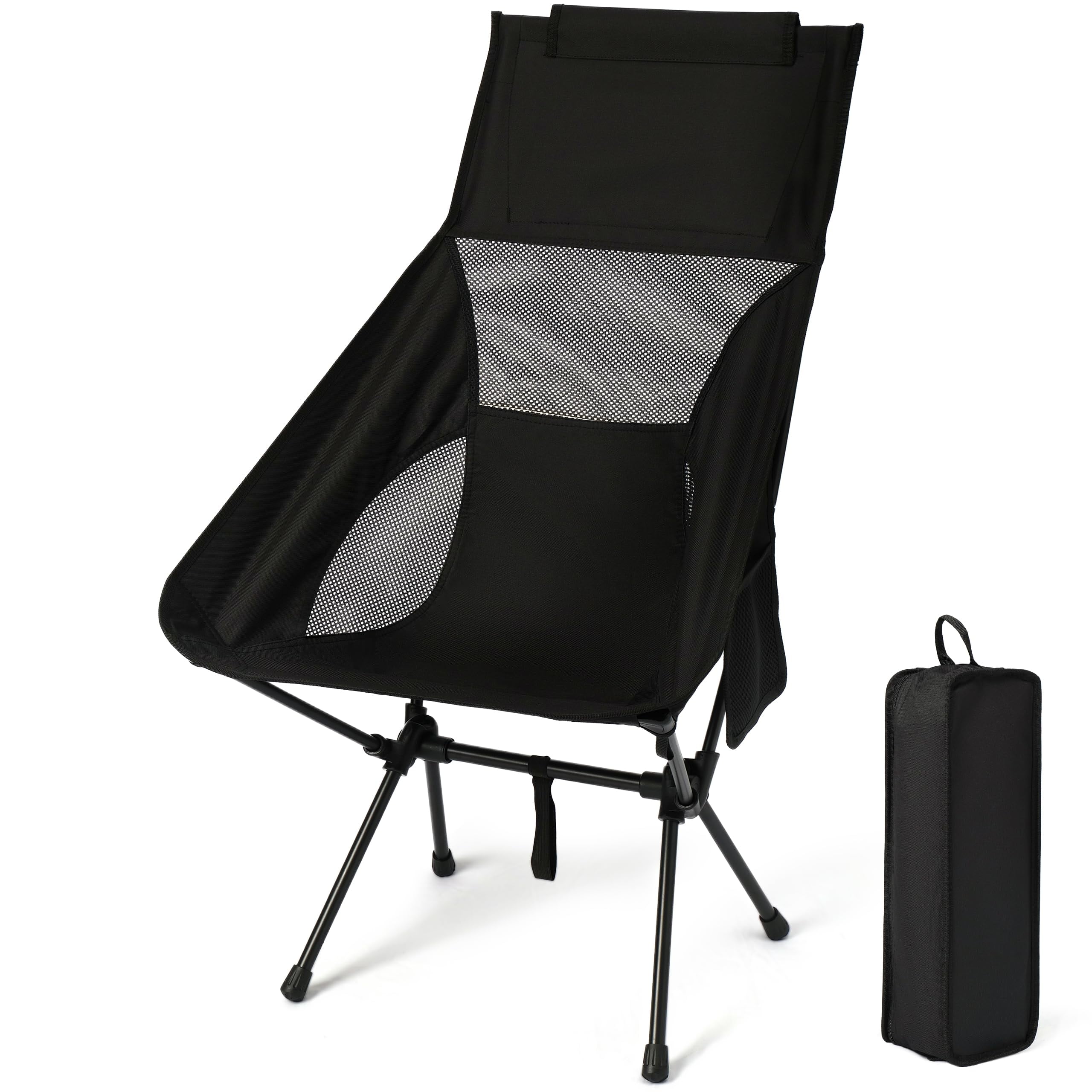 Portable Camping Chair, Camping Folding Chair Supports 330 Lbs ...